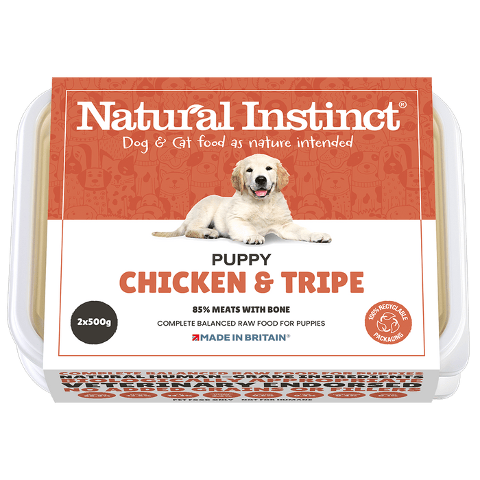 Raw Chicken & Tripe Puppy Food | Natural Instinct